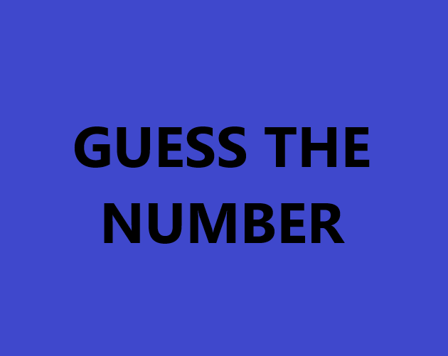 GUESS THE NUMBER!!! by Savikith