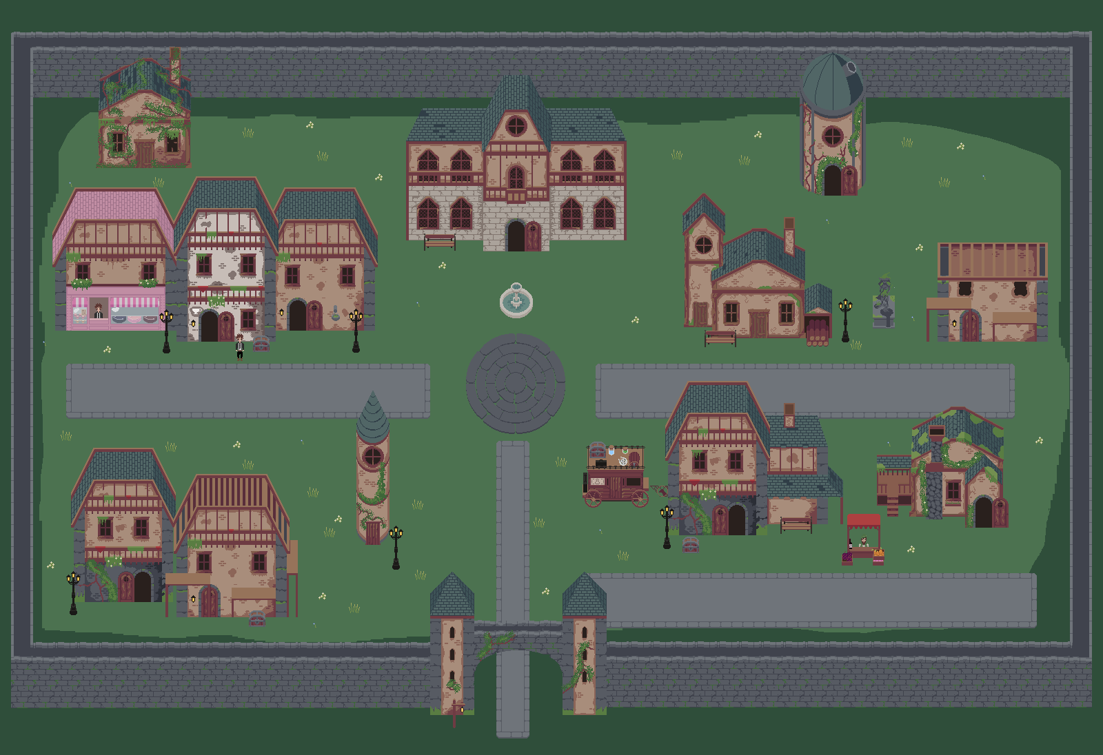 Medieval Town Tilemap by Lukas311202