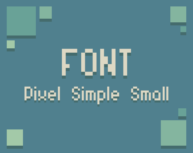 Font - Pixel Simple Small by Lana Ro