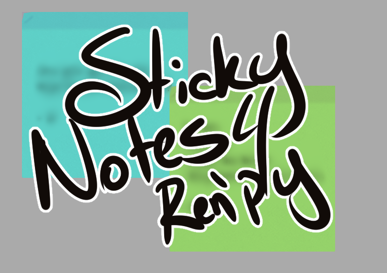 Ren'py Sticky Notes by zaeriz