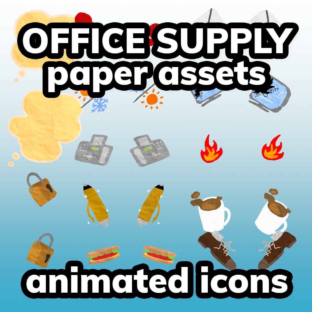 Animated Office Assets by Lauwe.T