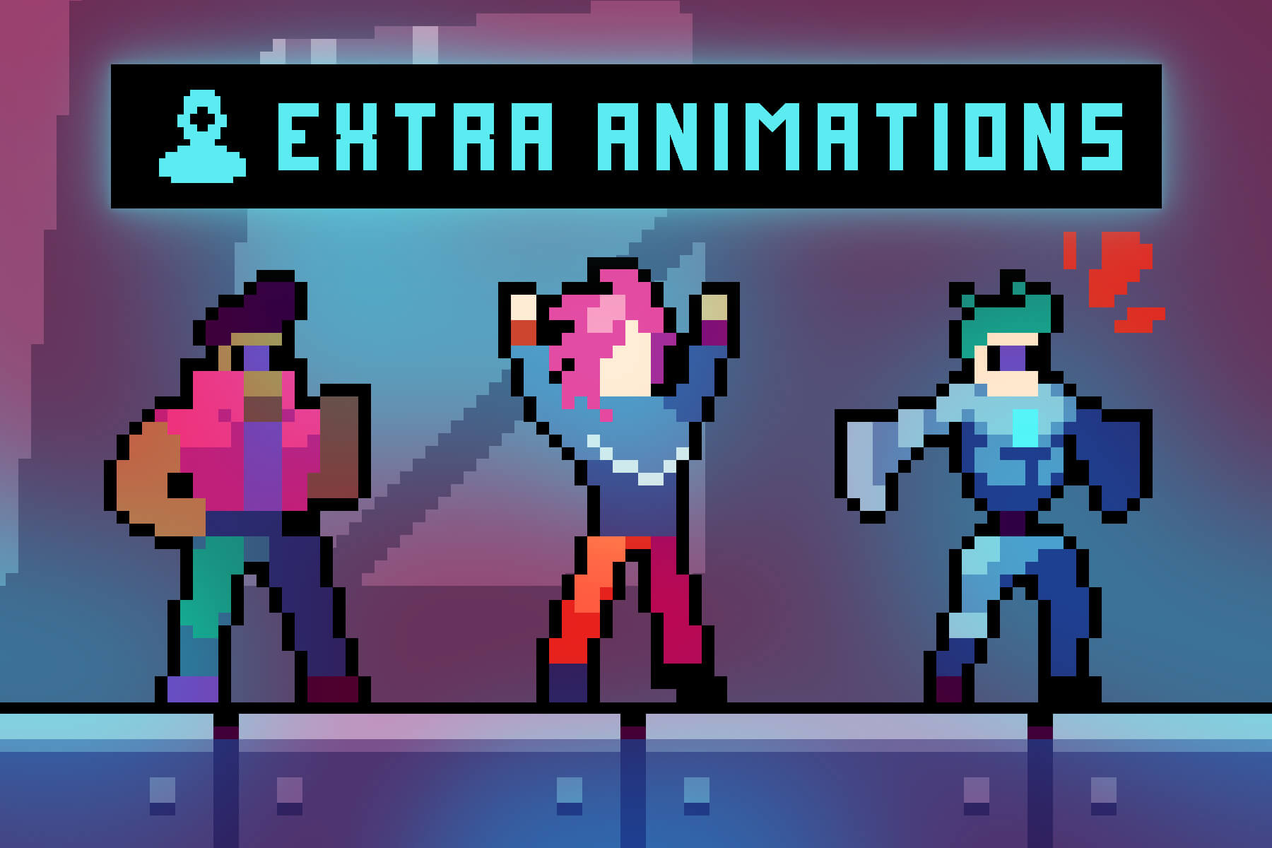 Free Extra Animations for Platformer Characters by Free Game Assets ...