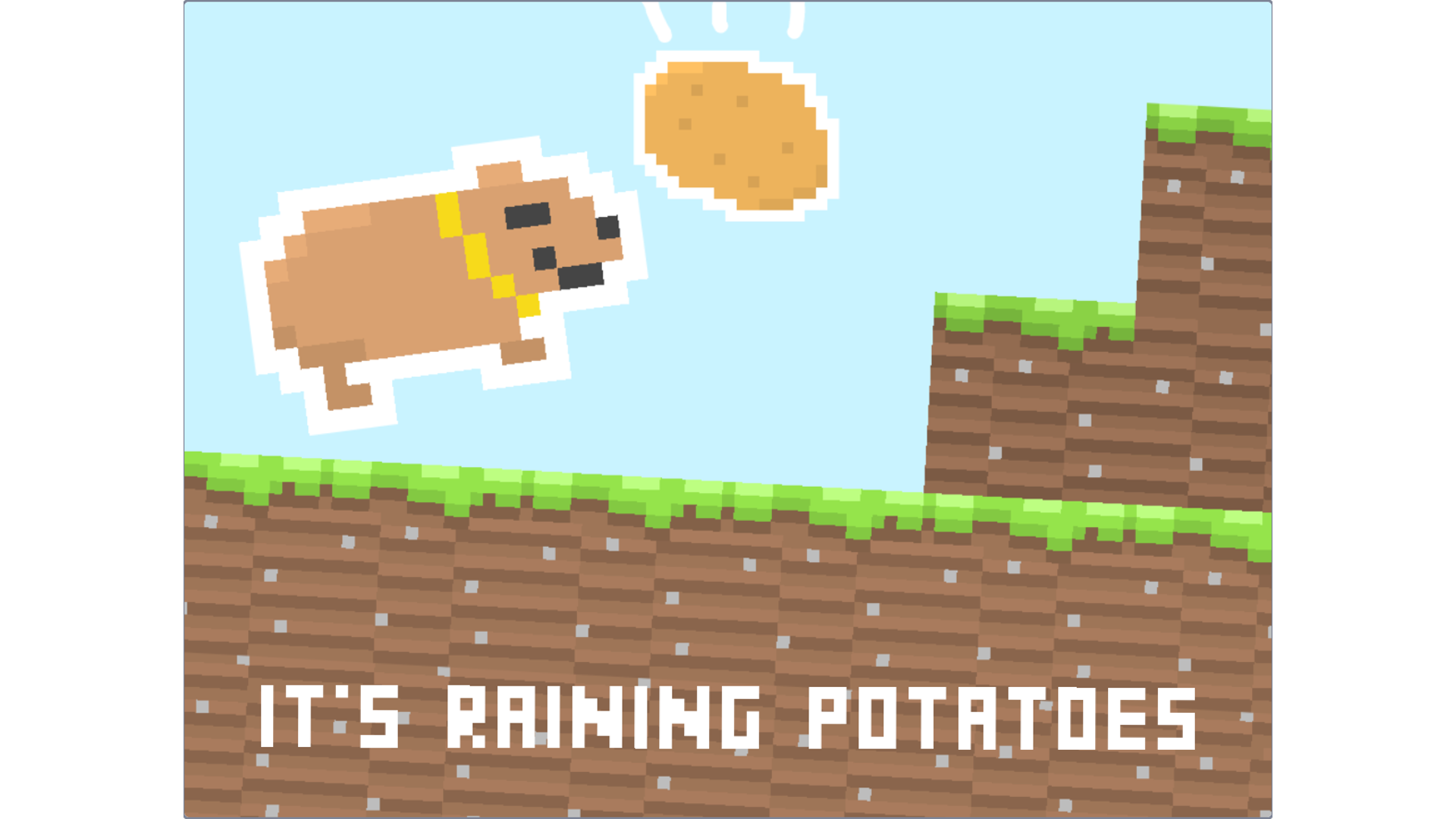 It's Raining POTATOES by AHamburgerTurtle