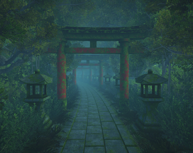 Torii gate road demo by DS27