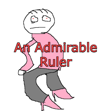 An Admirable Ruler by Devon's Desk