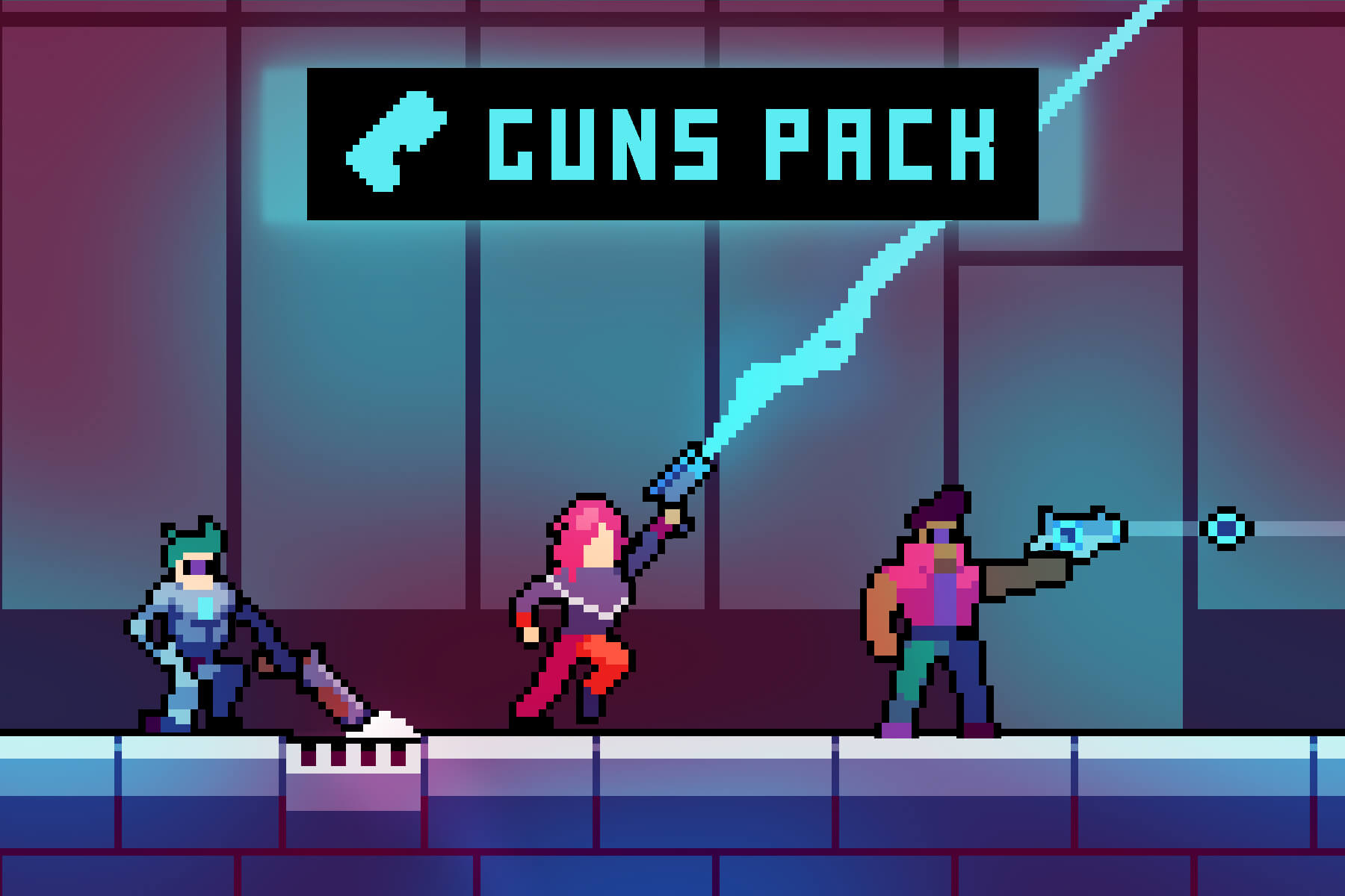 Free Guns for Cyberpunk Characters by Free Game Assets (GUI, Sprite ... Free Guns for Cyberpunk Characters by Free Game Assets (GUI, Sprite ...