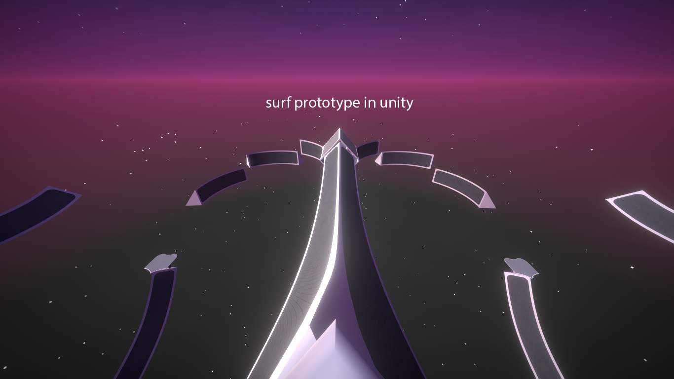 Surf Prototype made in Unity by miso111