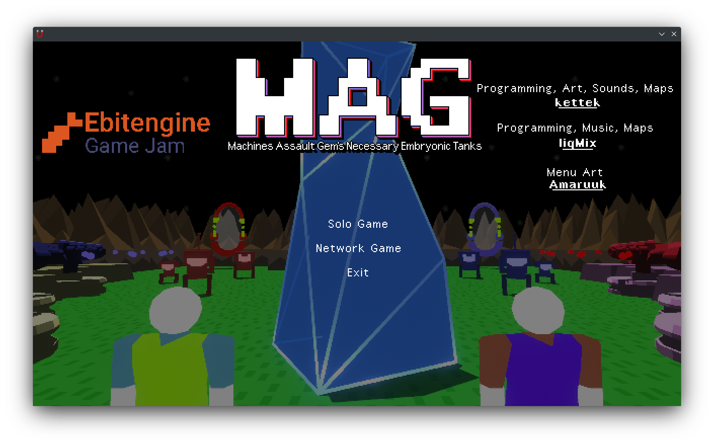 MAG: Machines Assault Gem's Necessary Embryonic Tanks by kettek, liqMix for Ebitengine Game Jam ...