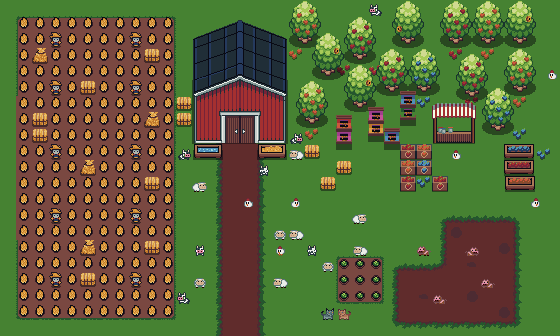 Pixelia Farmlands 16x16 tileset by Pixelia World