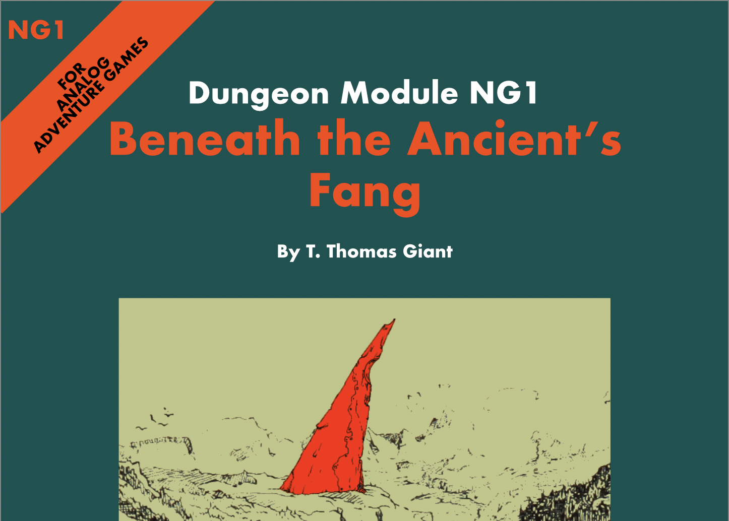 NG1 - Beneath the Ancient's Fang by Harsh Realm Press LLC