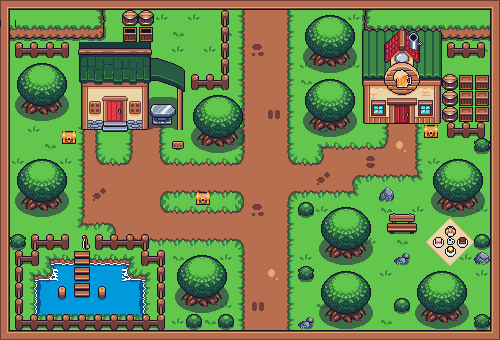 Cute Tileset House Update!! - Cute Topdown by magnusonfire