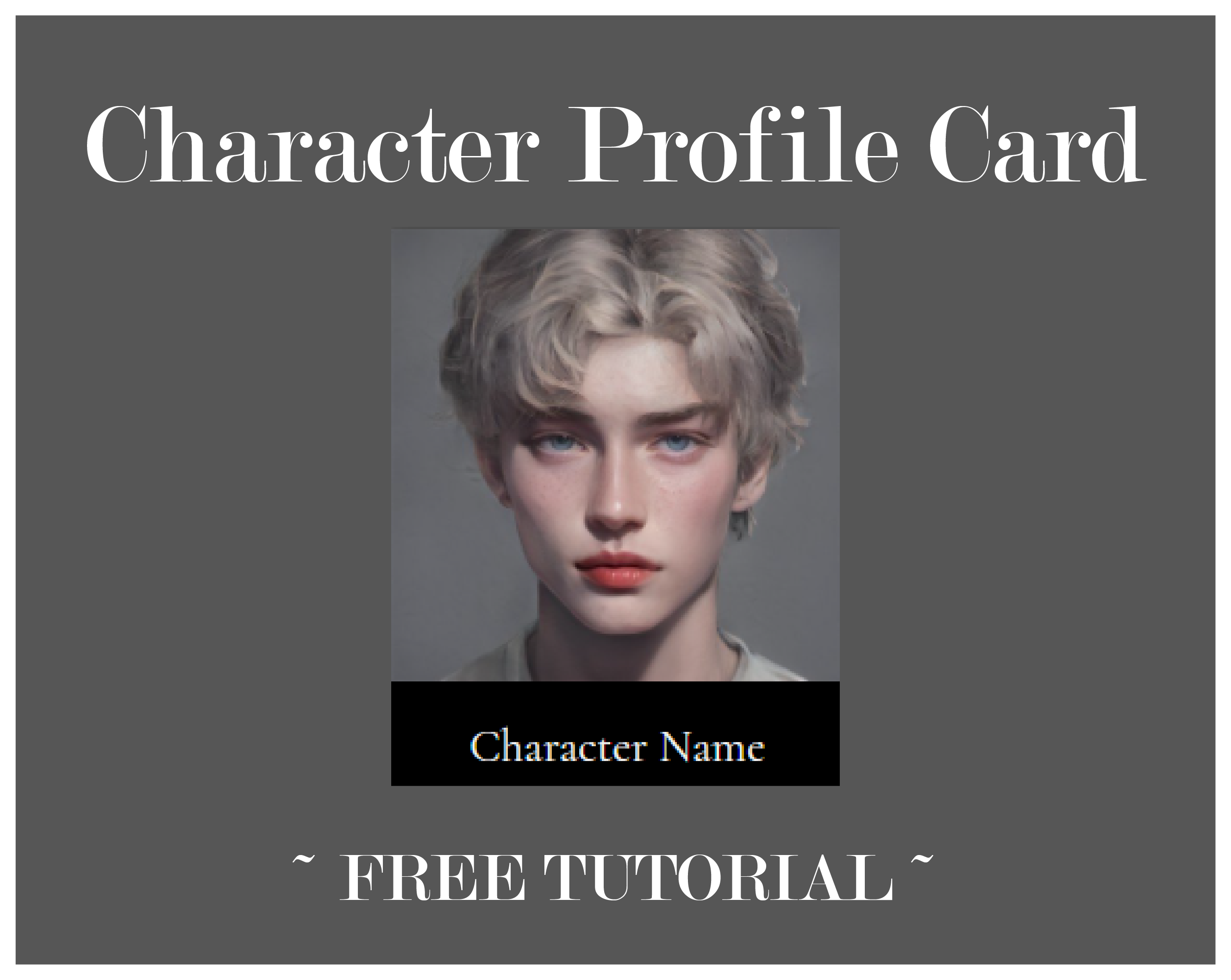 Devlog Character Profile Card Tutorial Twine Sugarcube By Jasmineta