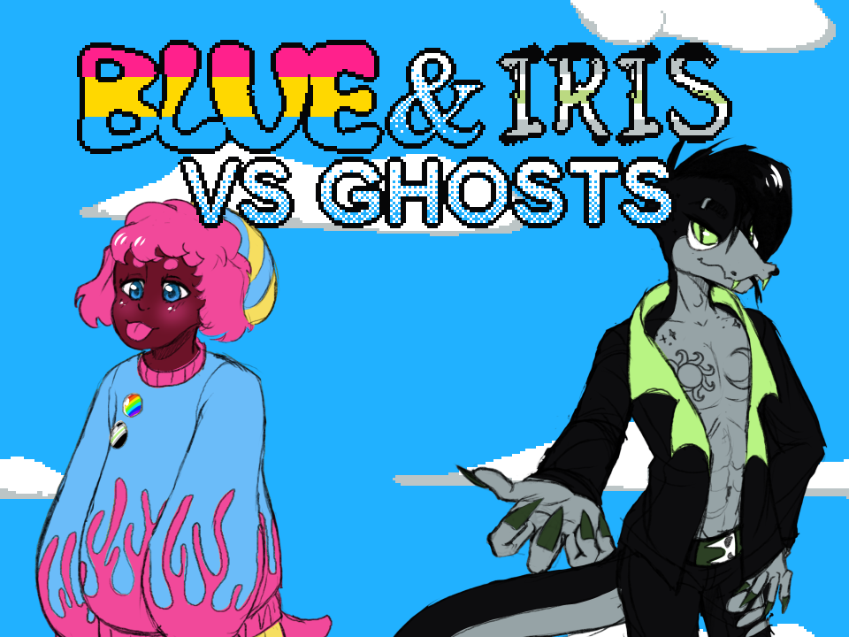 Blue & Iris VS Ghosts by Lumi