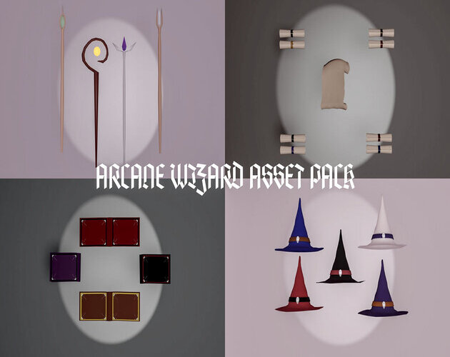 Arcane Wizard Asset Pack by Mandik