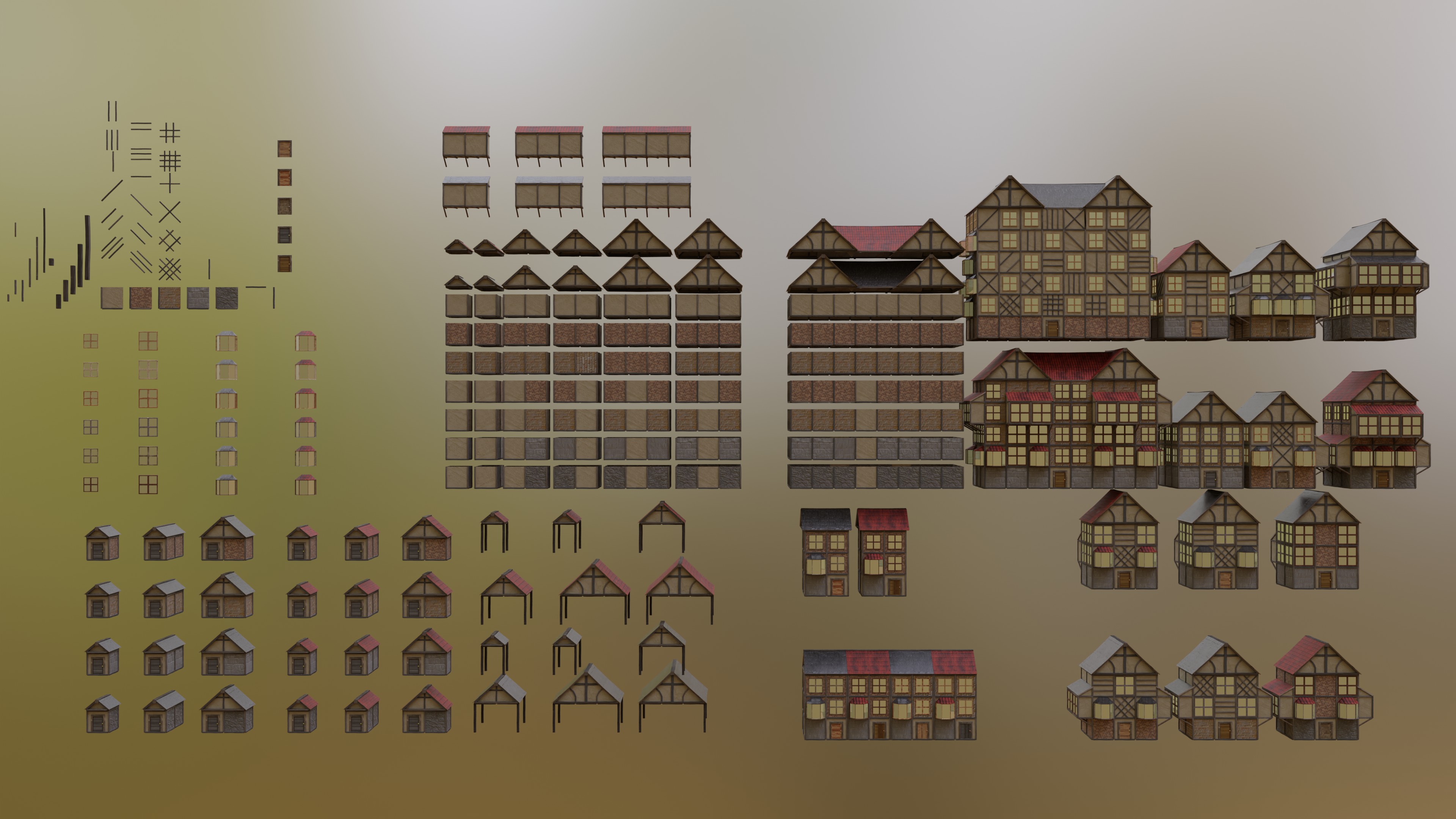 Medieval Village Assets by Deplorable Mountaineer
