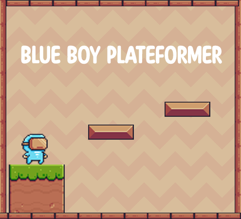 Blue Boy Plateformer by Pujan-DEV