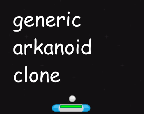 generic arkanoid clone by nuke