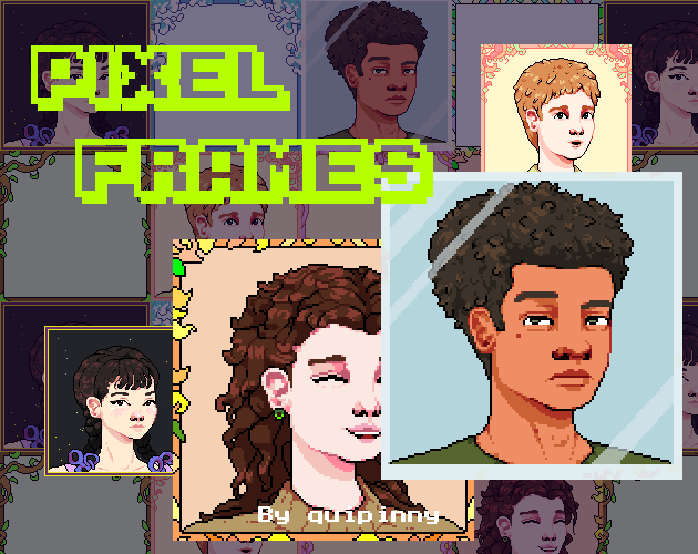 Pixel Art Frames by quipinny