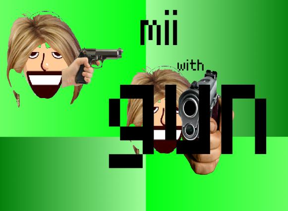 mii with a gun by jhukeebb