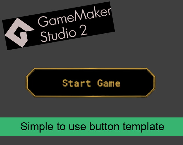 GMS2 Simple Button source code by Boaan