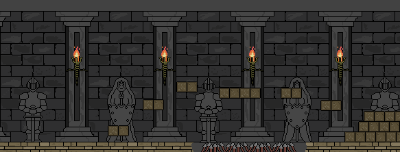 2D Medieval Castle Dungeon Tileset by TPC